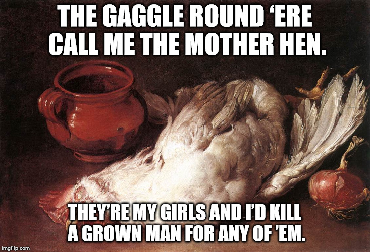 Mother Hen Memes Mother Hen Help She Will Baby Yoda Looking At You